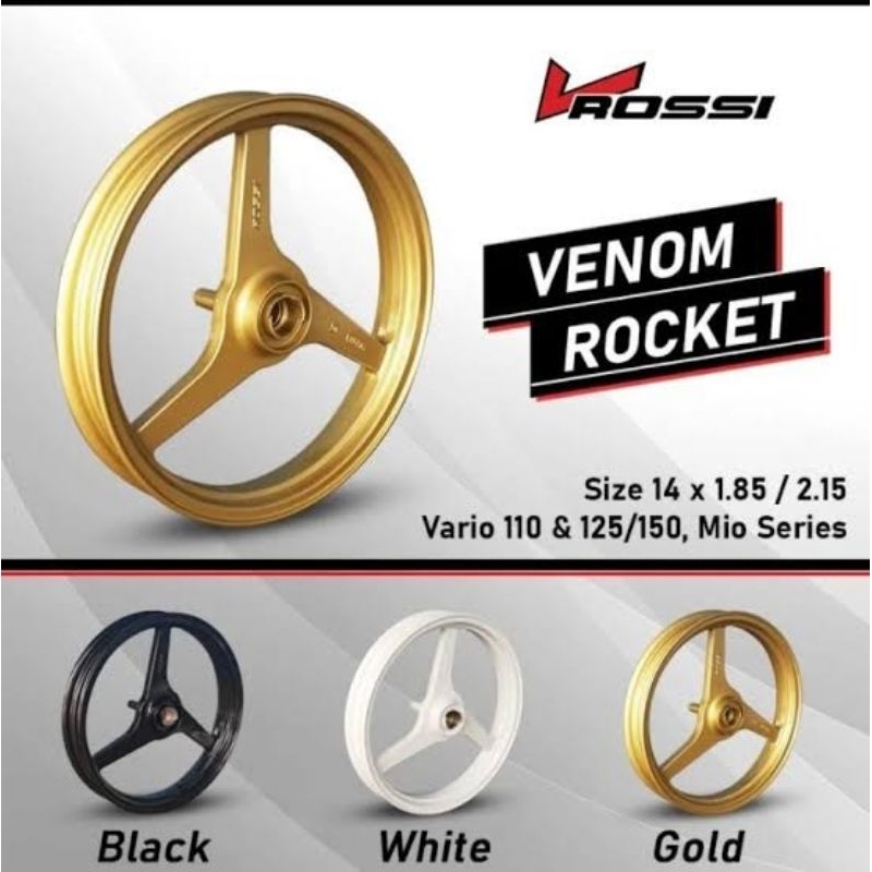 Jual VELG P3 VENOM ROCKET VROSSI VELG PALANG 3 VARIO 110 ROSSI | Shopee ...