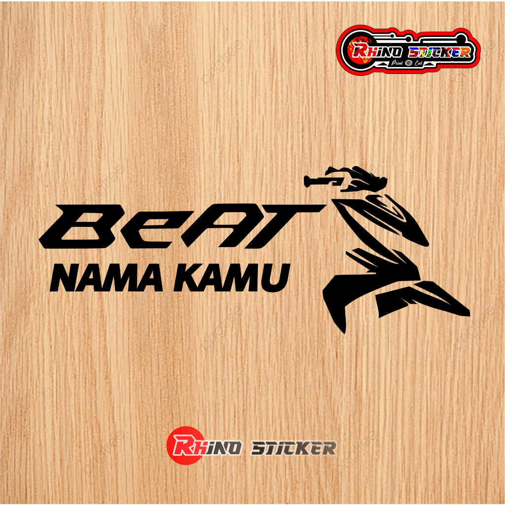 Jual Stiker Request Nama Beat esp dan Beat street Stiker cutting ...