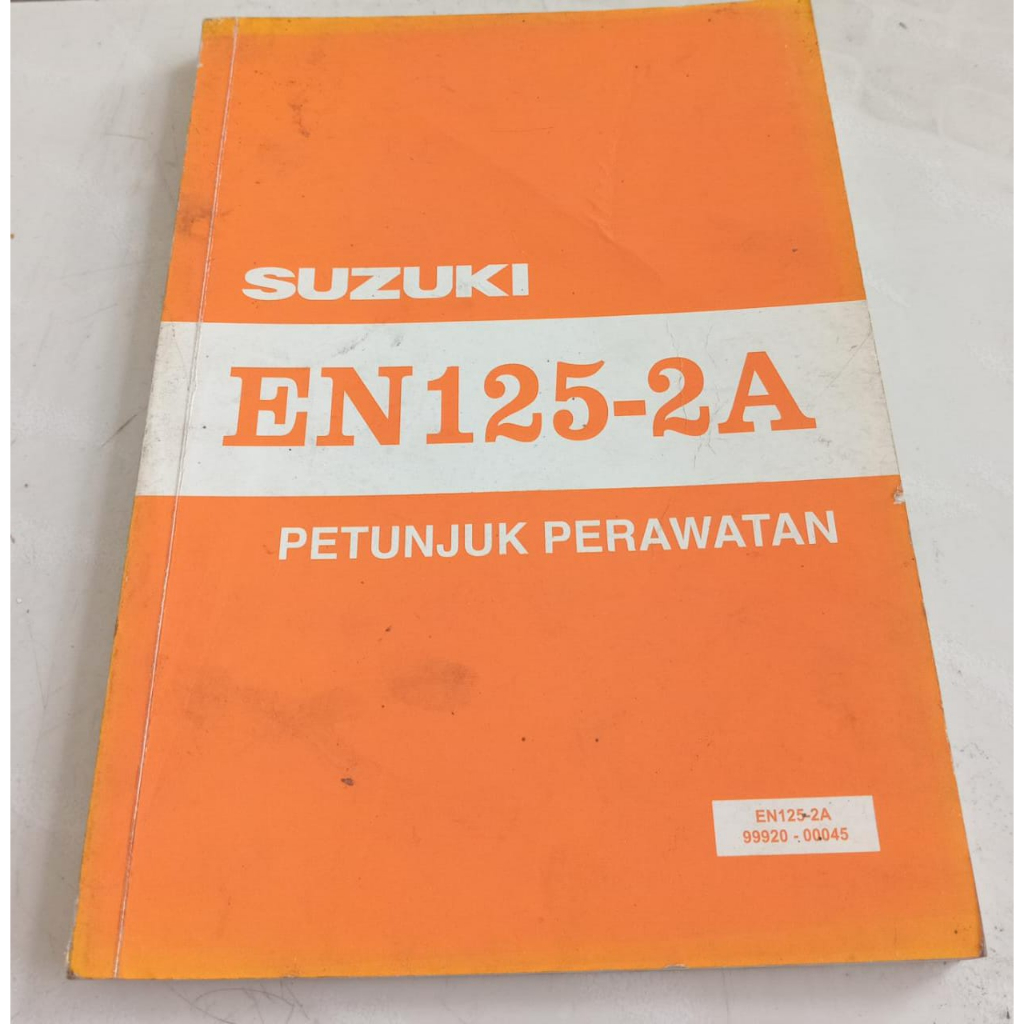 Jual BUKU PETUNJUK PERAWATAN SUZUKI EN 125-2A (BEKAS) | Shopee Indonesia