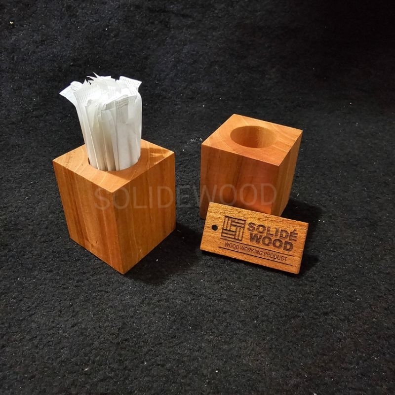 Jual SQUARE tempat tusuk gigi kayu | Shopee Indonesia
