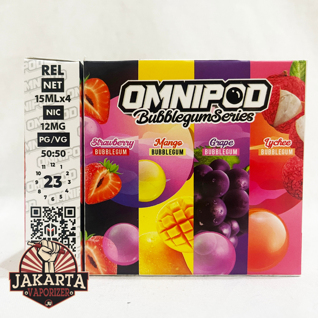 Jual PODS FRIENDLY OMNIPOD BUBBLEGUM PACK PODS 15ML X 4PCS 12MG BY OMNILAB | Shopee Indonesia