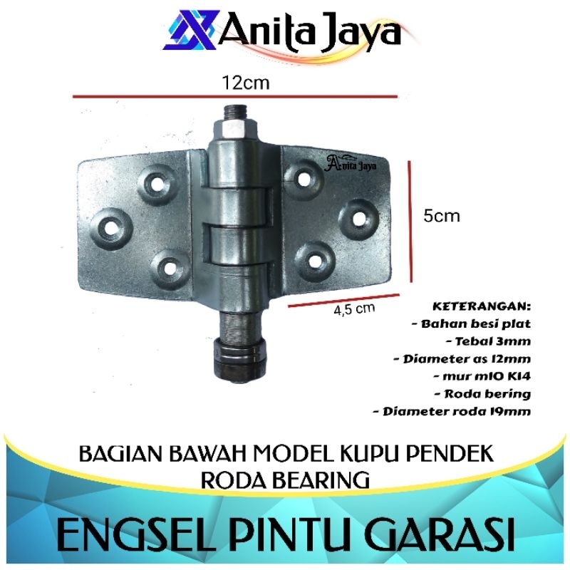 Jual engsel bawah pintu garasi model kupu | Shopee Indonesia