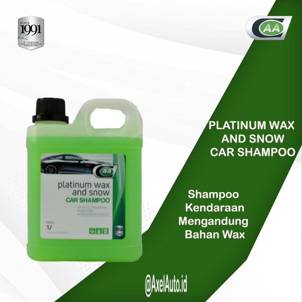 Jual SHAMPO MOBIL / SABUN CUCI MOBIL - PLATINUM WAX & SNOW CAR SHAMPOO ...