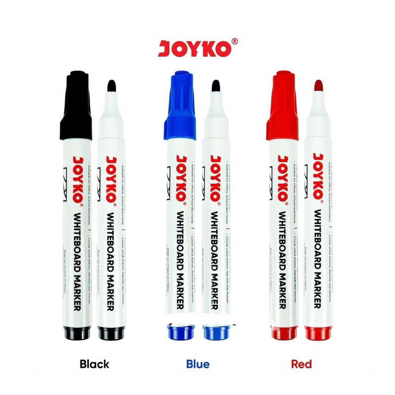 Jual SPIDOL JOYKO WHITEBOARD MAKER SPIDOL BISA DIHAPUS HITAM BIRU MERAH ...