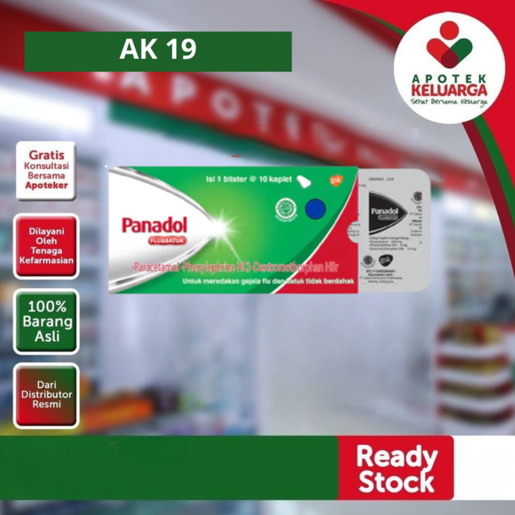 Jual Panadol Cold & Flu isi 10 tab #untuk Batuk & Pilek | Shopee Indonesia