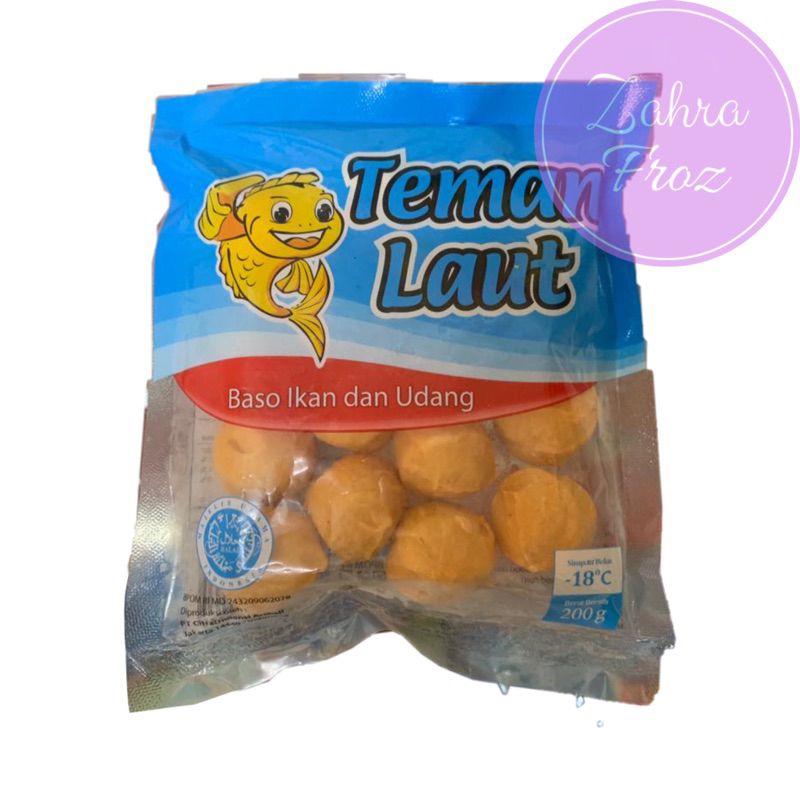 Jual TEMAN LAUT BAKSO IKAN DAN UDANG 200 GR | Shopee Indonesia