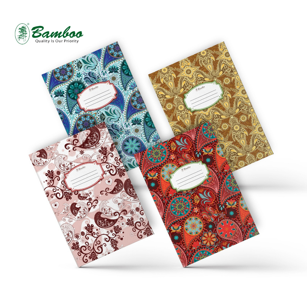Jual Bamboo Buku Folio Garis Hard Cover ( F4 ) - Batik Series 80 Lbr ...