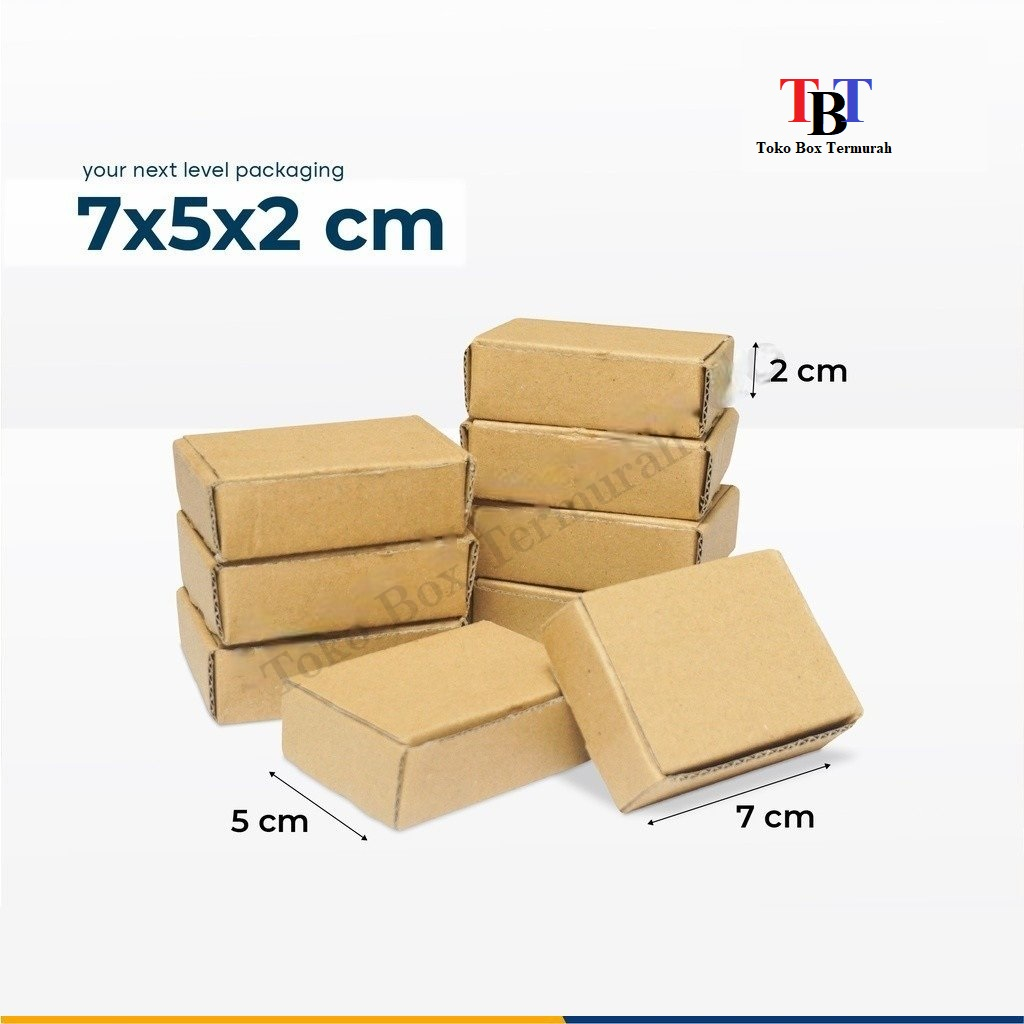 Jual Box 7X5X2 cm Kardus/Kardusmini/Karduskecil/Boxkecil/Karton ...