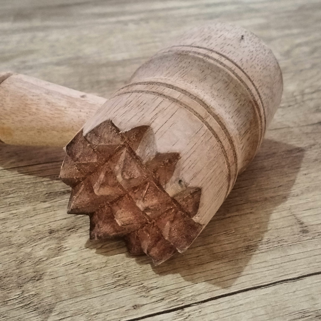 Jual Palu Daging Kayu/Alat Gepuk Daging/Pemukul Daging/Meat Hammer ...