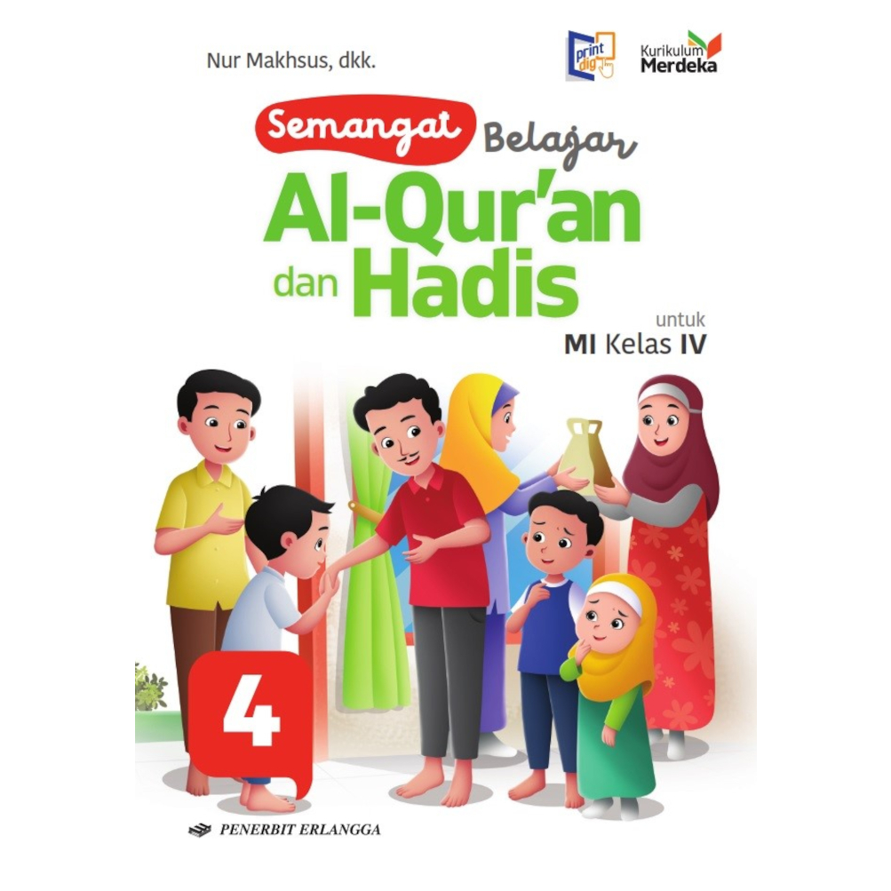 Jual Buku MI SEMANGAT BELAJAR AL-QUR'AN DAN HADIS kelas 4 Kurikulum Merdeka | Shopee Indonesia