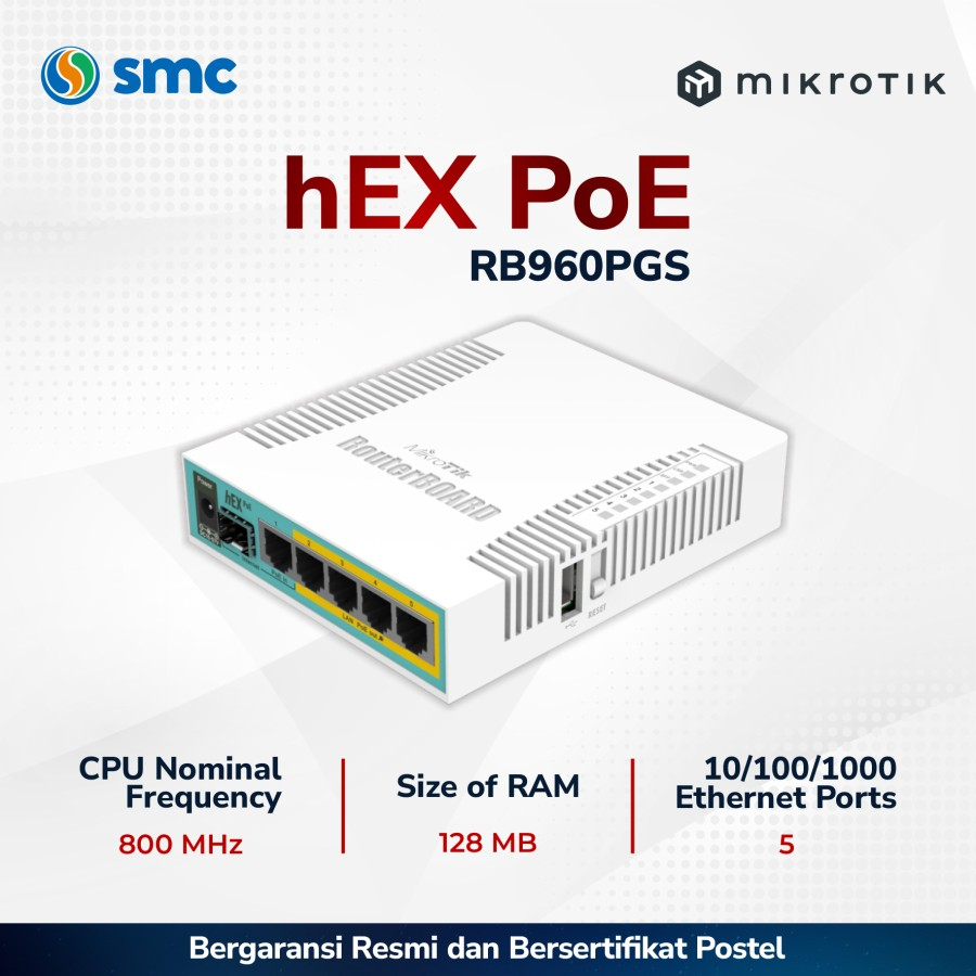 Jual MikroTik hEX PoE (RB960PGS) | Shopee Indonesia