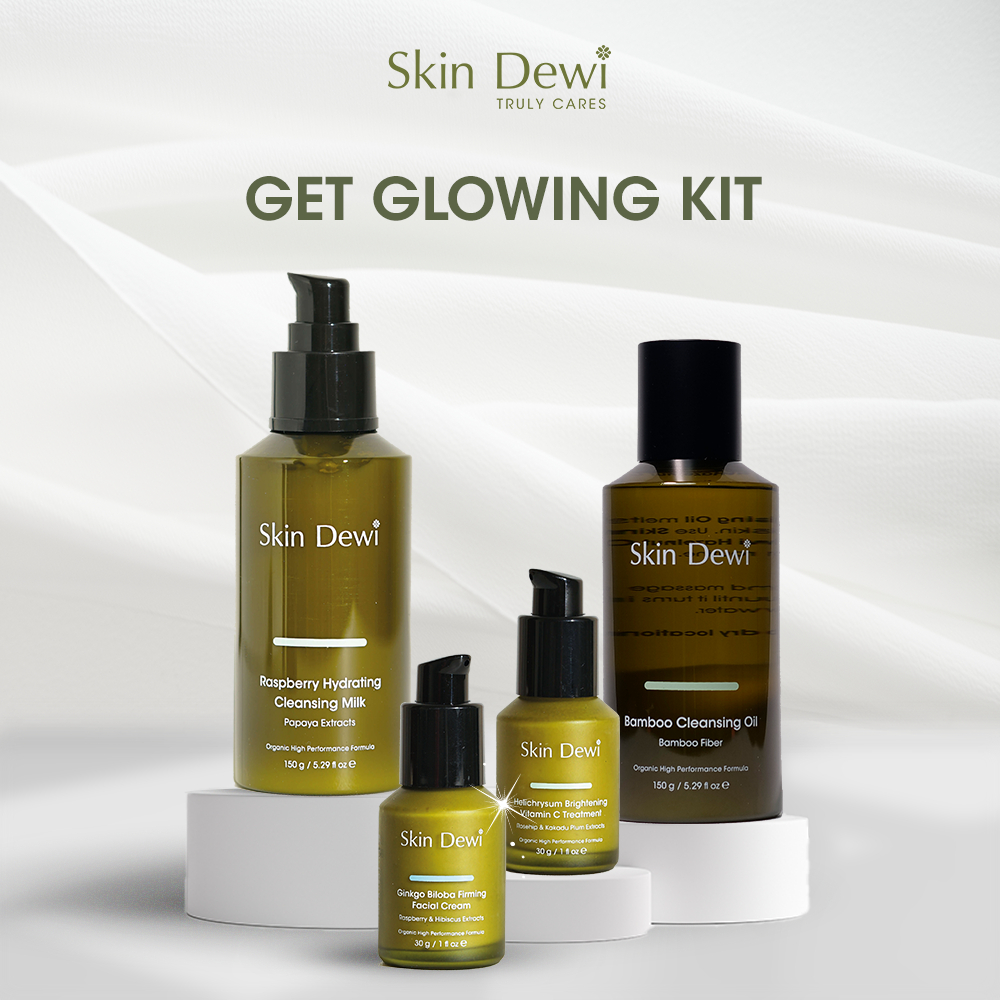 Jual Get Glowing Kit for Dry Skin (Full Size) | Set Mencerahkan ...
