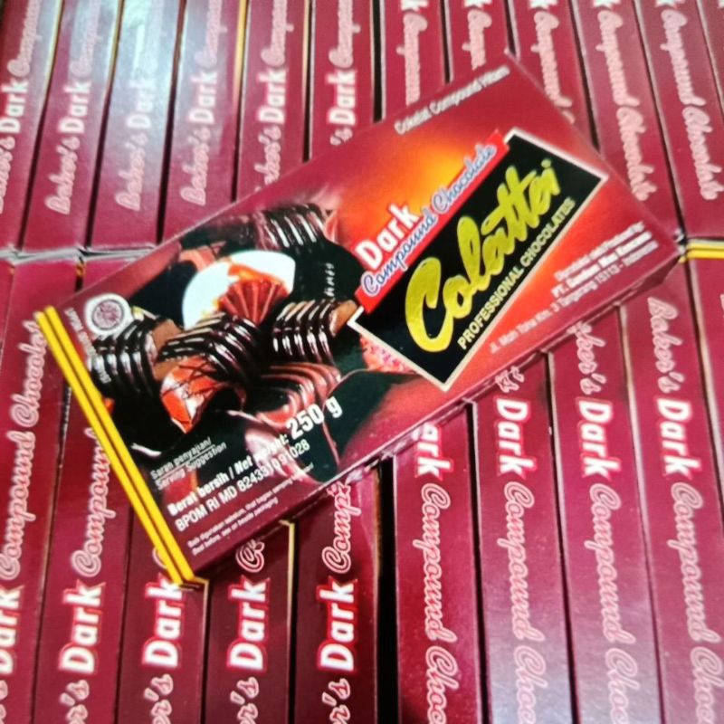 Jual cokelat colatta dark compound 250gr | Shopee Indonesia