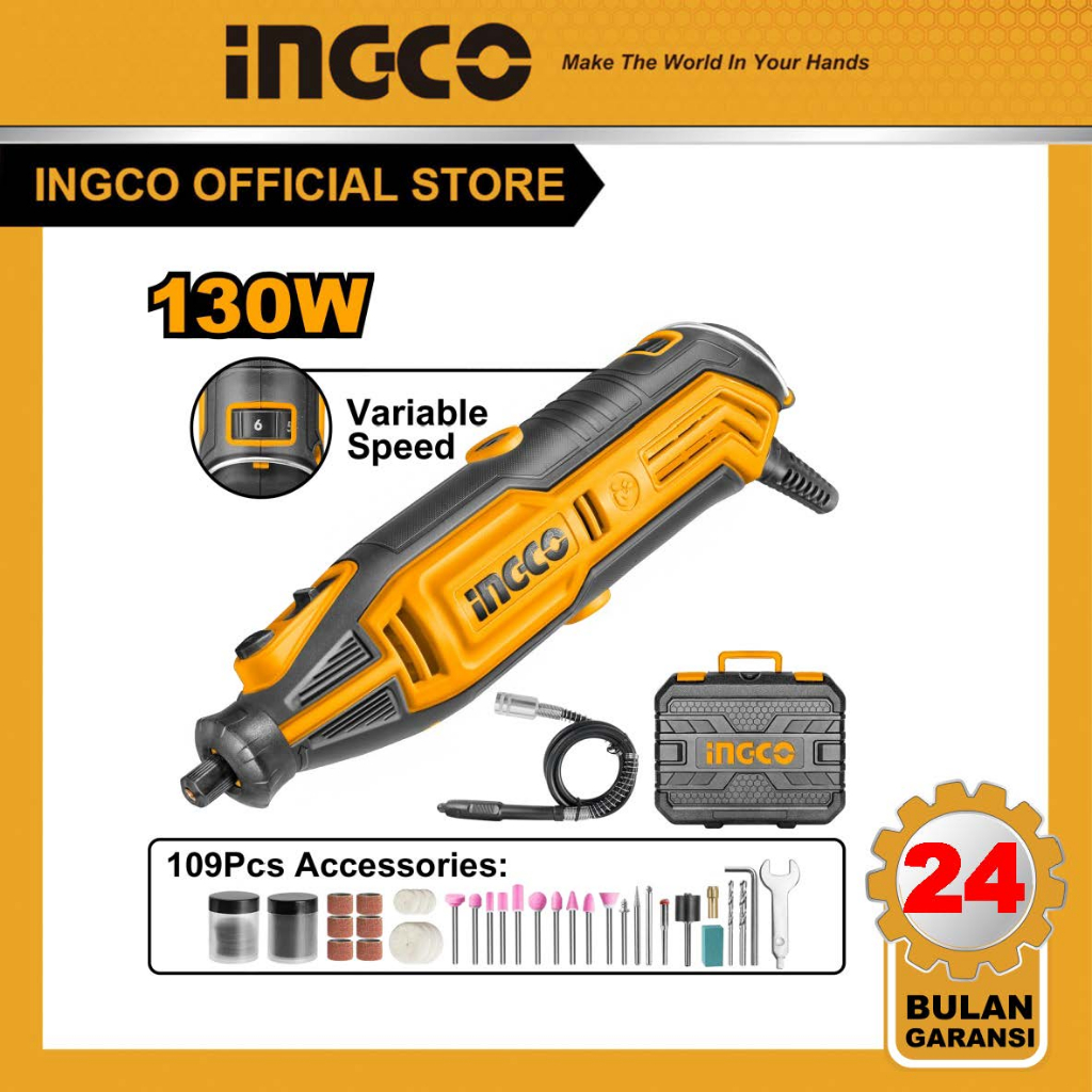 Jual (INGCO) - INGCO 130W Variable Speed MESIN MINI DIE GRINDER HD ...