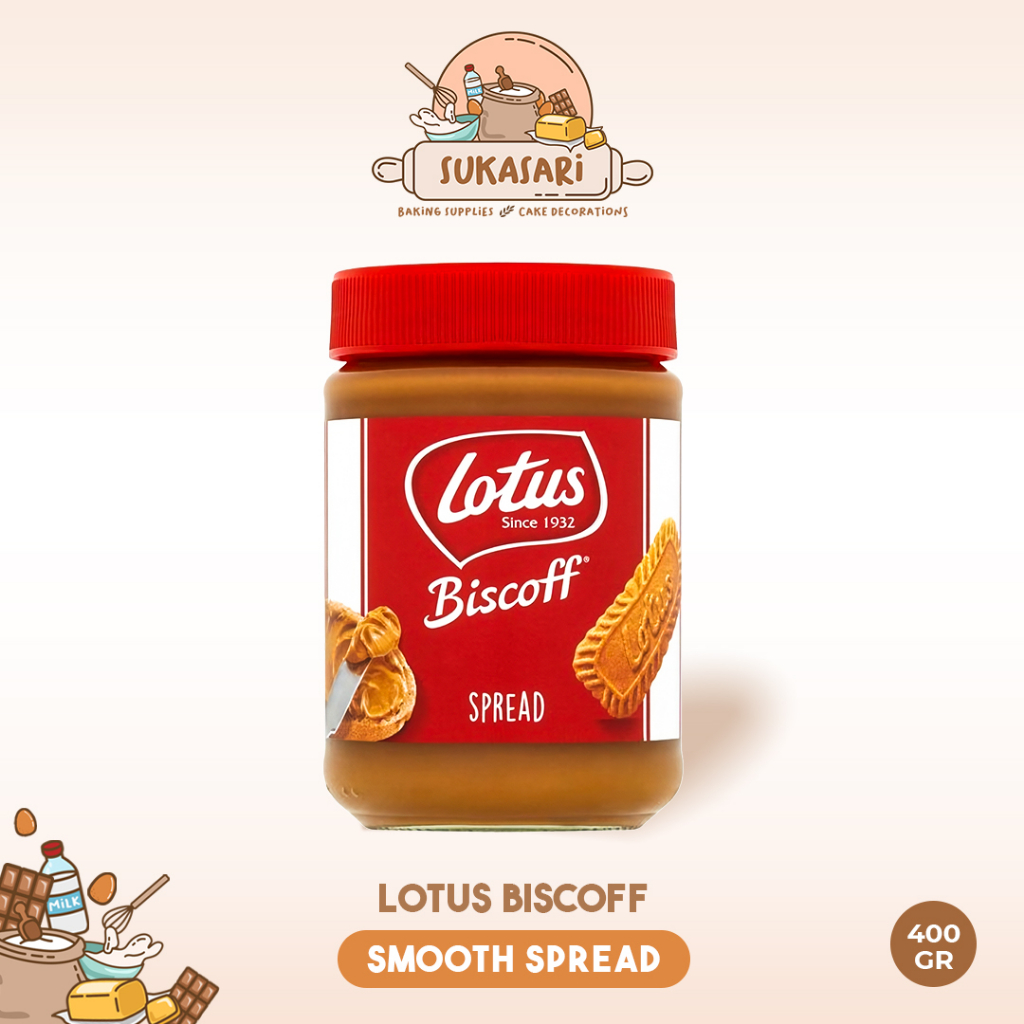 Jual Sukasari - Lotus Biscoff Smooth Spread 400gr / Lotus Biscoff ...