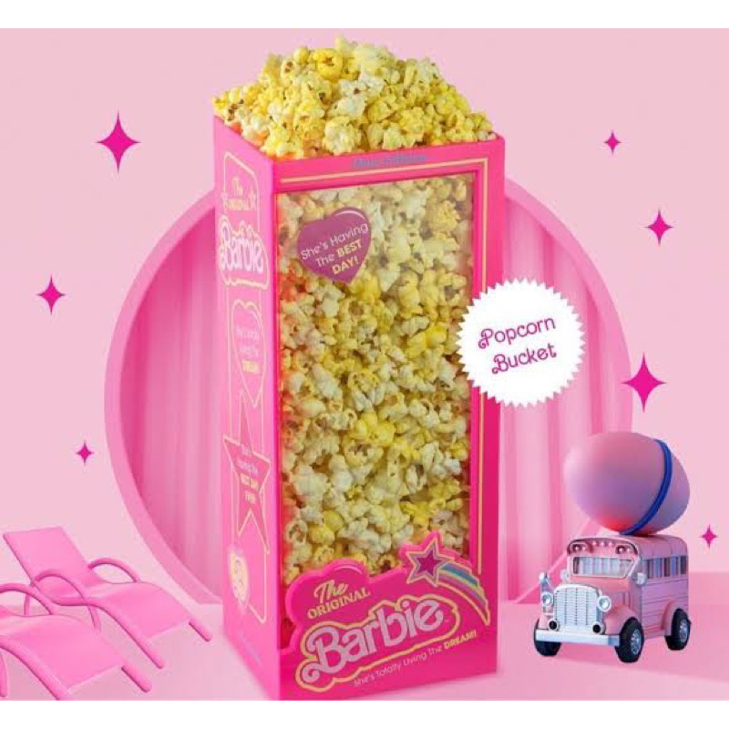 Jual Barbie Popcorn Bucket XXI Ori New / Koleksi Collectibble Popcorn ...