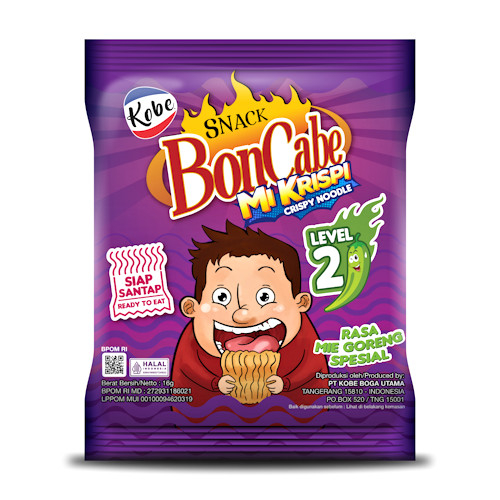 Jual Kobe Bon Cabe Snack Mie Krispi Level 2 Rasa Mie Goreng Special ...