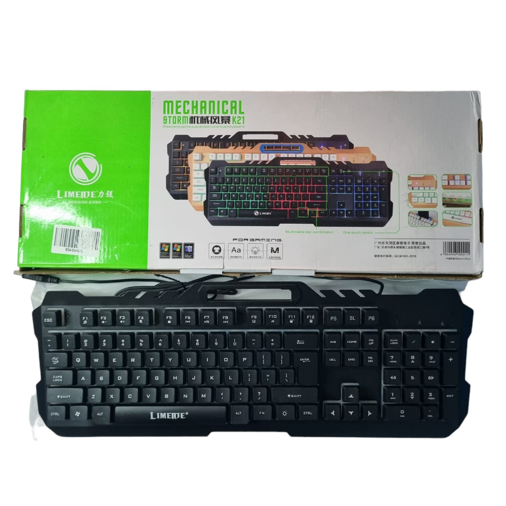 Jual Keyboard Gaming Mechanical Limeide Strom K21 | Shopee Indonesia