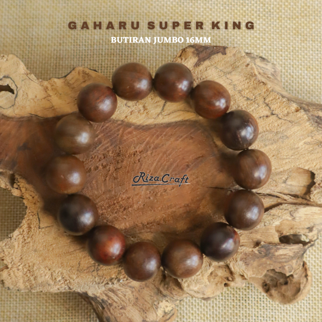 Jual Riza craft Gelang Kayu Gaharu Asli Kalimantan Wangi Super King ...