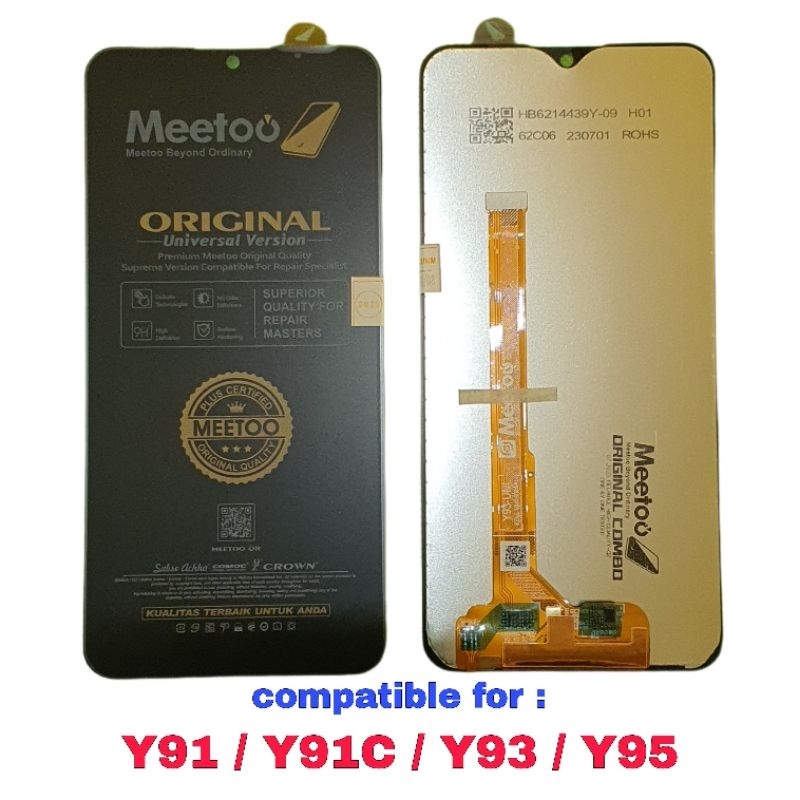 Jual lcd ts vivo y91 / y91c / y93 / y95 / y1s / y90 / u1 fullset lcd ...
