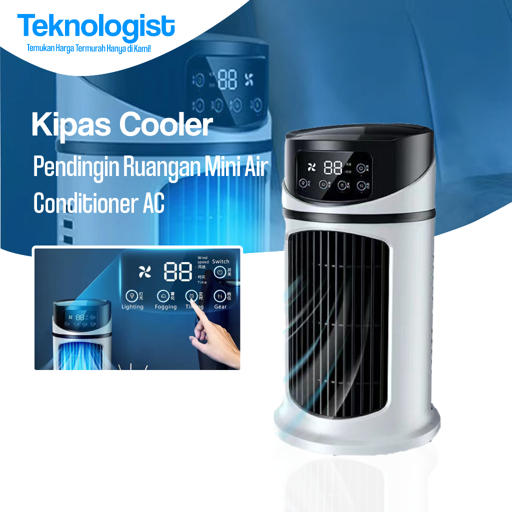 Jual Air Cooler Mini Fan AC Portable 3 in 1 Kipas Penyejuk Ruangan ...