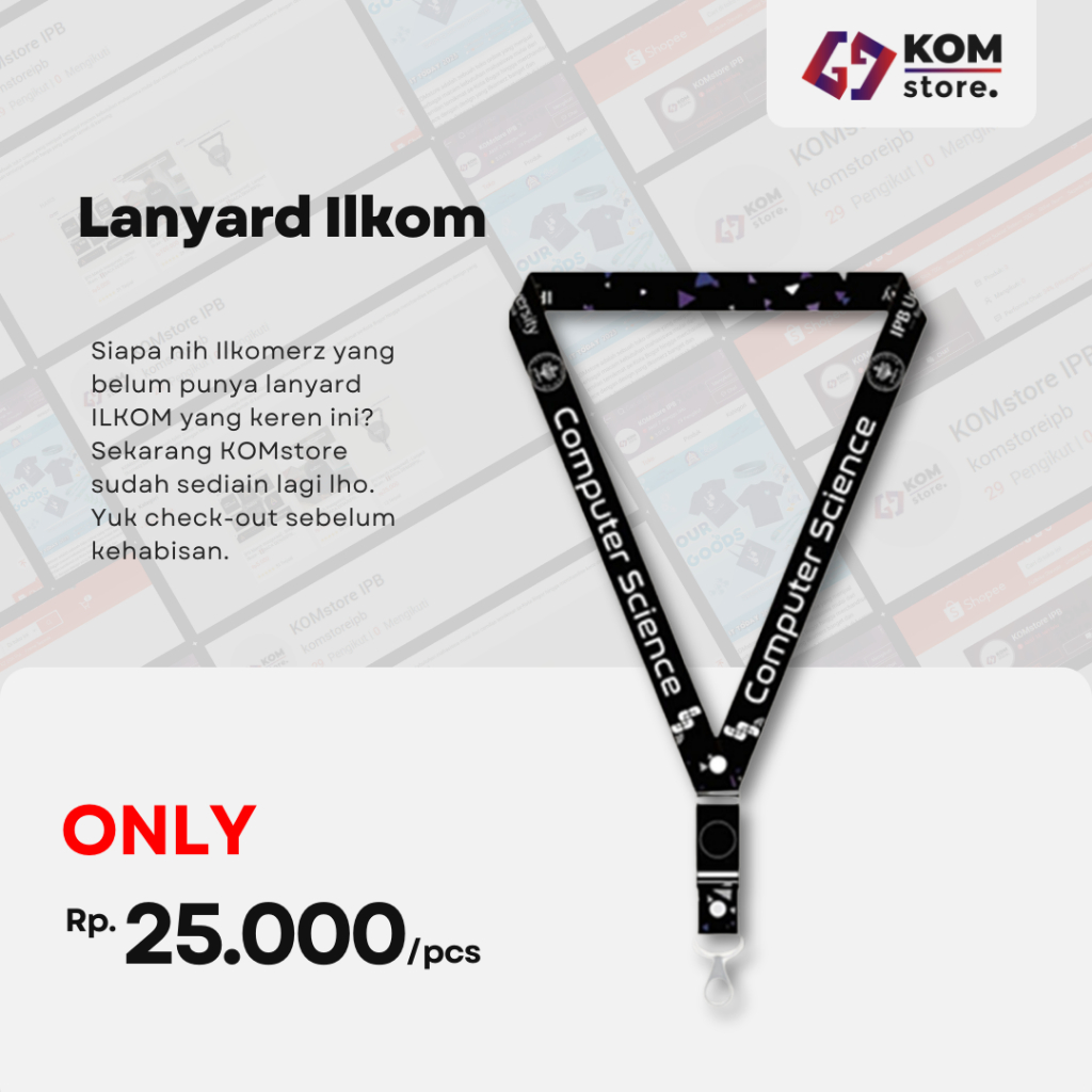Jual Lanyard Ilkom | Shopee Indonesia