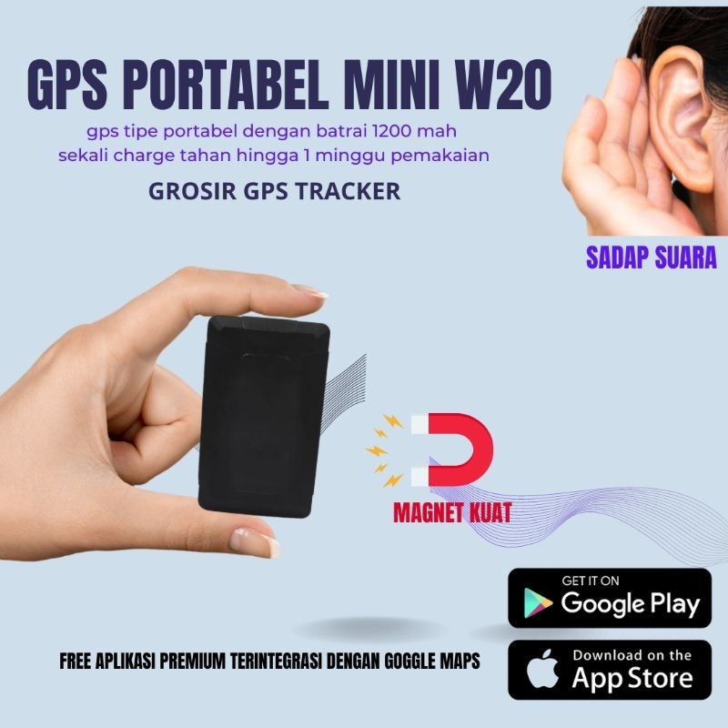 Jual GPS Portabel Super Mini cocok untuk kendaraan - hewan - anak ...