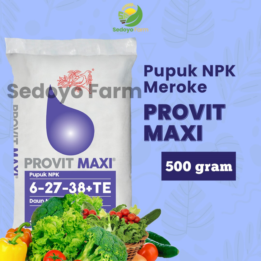 Jual Pupuk Meroke PROVIT MAXI 500gr Kemasan Pabrik | Shopee Indonesia