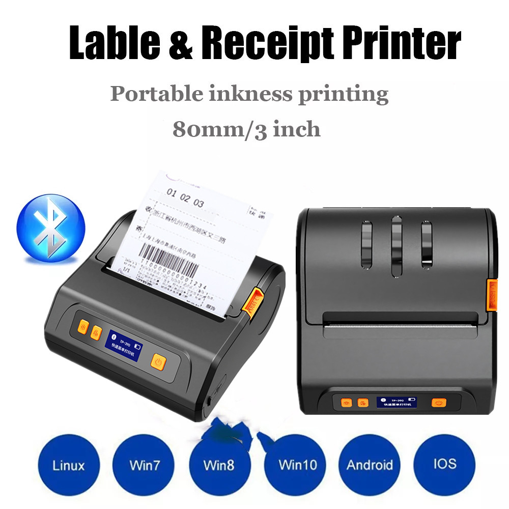 Jual 80MM LABEL STICKER PRINTER THERMAL GOOJPRT PT--390 STICKER ...