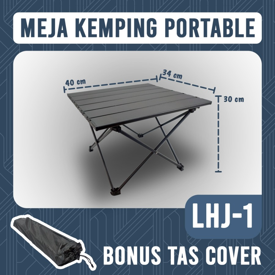 Jual PROMO MEJA CAMPING SIMPLE folding table camping meja portable ...