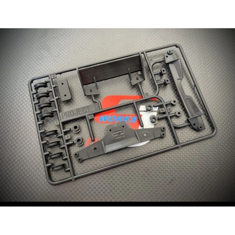 Jual Rep Tamiya 95252, Carbon Reinforced Aero Hi Mount Roller set ...