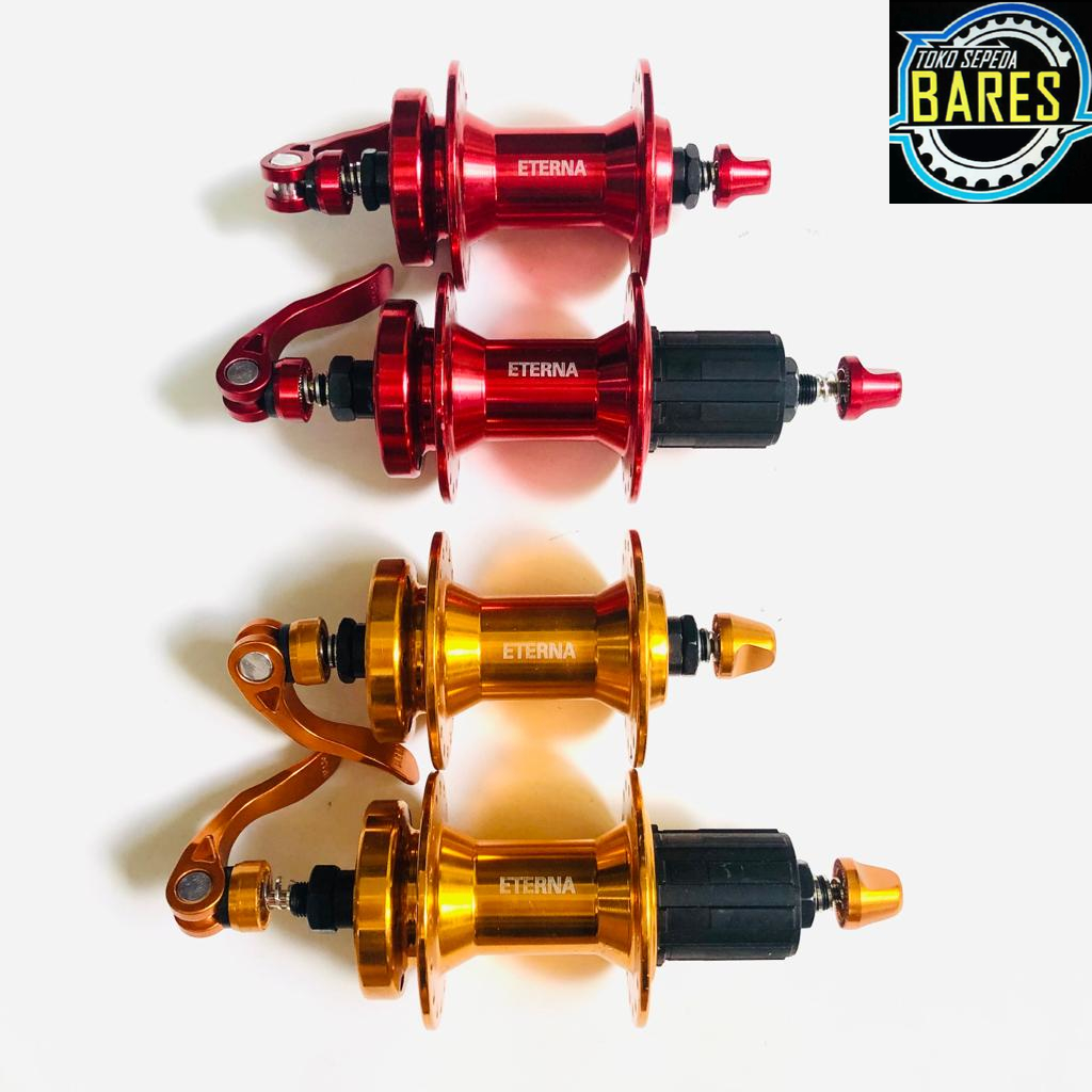 Jual Hub Freehub Depan / Belakang Sepeda Eterna Lubang 32 Slop / Bos ...