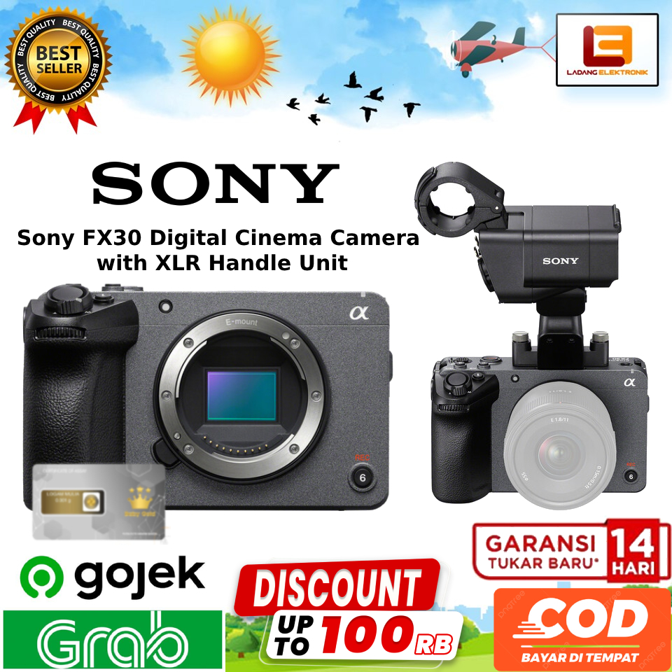 Jual Sony FX30 Digital Cinema Camera With XLR Handle Unit | Shopee ...