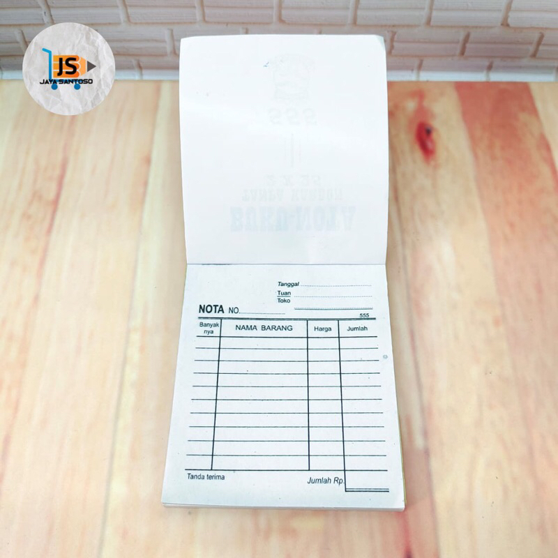 Jual Buku Nota Mini Kecil 2 ply / Nota Mini Murah 2 x 25 Lembar ...