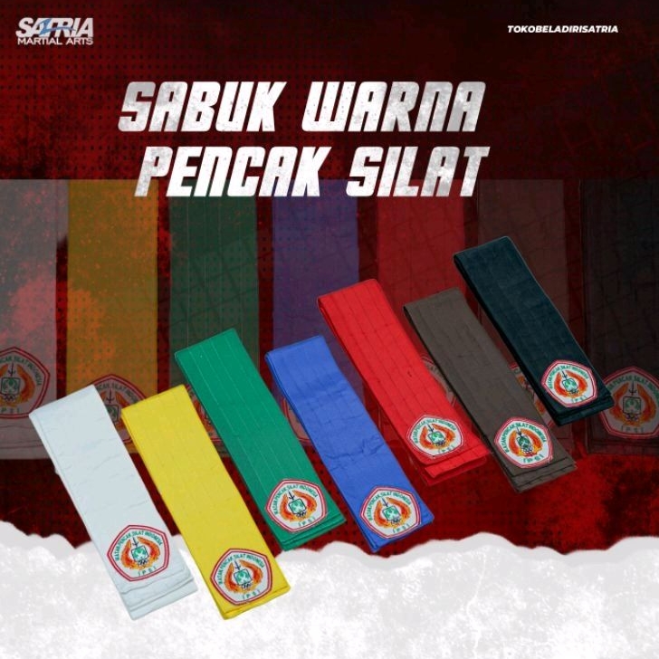 Jual SABUK PENCAK SILAT SATRIA LOGO IPSI | Shopee Indonesia
