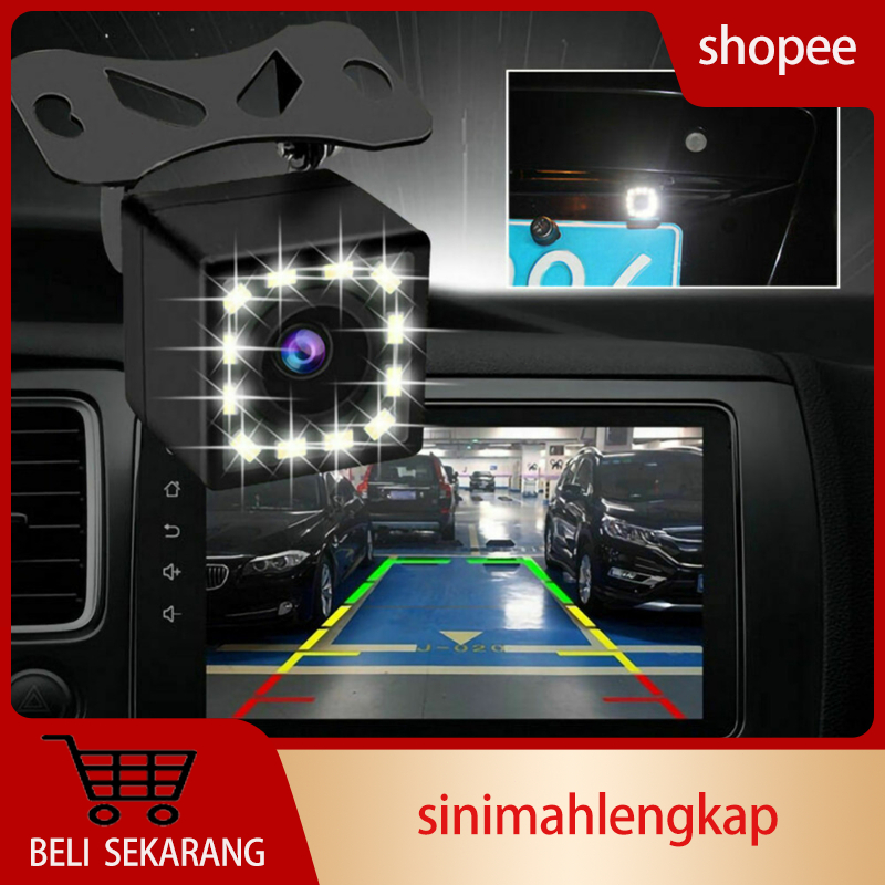 Jual Camera Mundur Kamera Mundur 4LED/8LED/12LED Universal Parkir Mobil Dengan LED Car Rear View ...