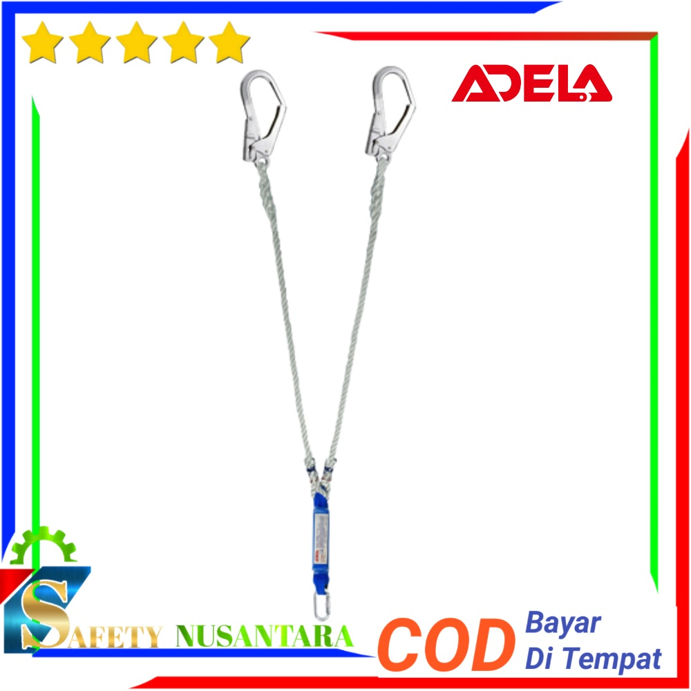 Jual Lanyard Double Hook With Absorber ADELA EF32 | Shopee Indonesia