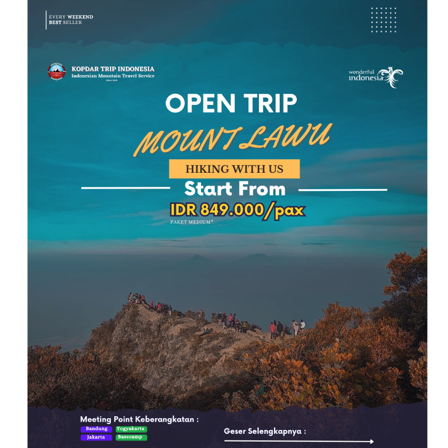 Jual Open Trip Gunung Lawu | Shopee Indonesia