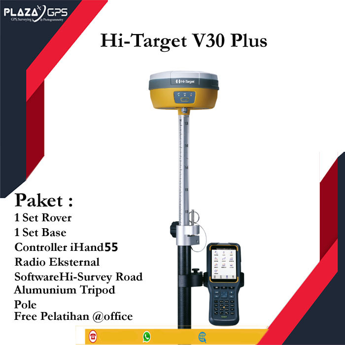 Jual GPS Geodetic Hi-Target V30 Plus GNSS RTK System | Shopee Indonesia