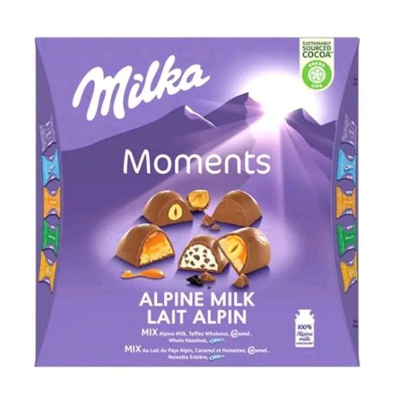 Jual Milka Moments Alpine Milk lait alpin BOX | Shopee Indonesia