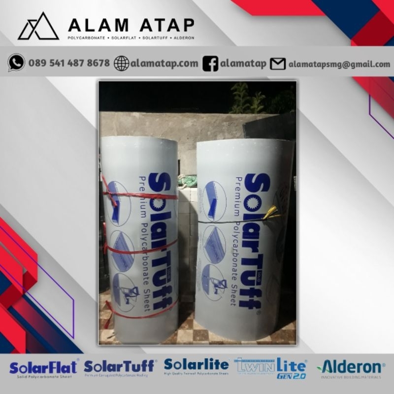 Jual Solartuff Atap Bening Transparan Solarflat SolarFlat Solar Flat ...