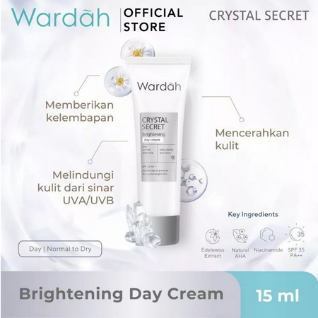 Jual Wardah crystal secret Day Cream 17 & 30ml | Shopee Indonesia