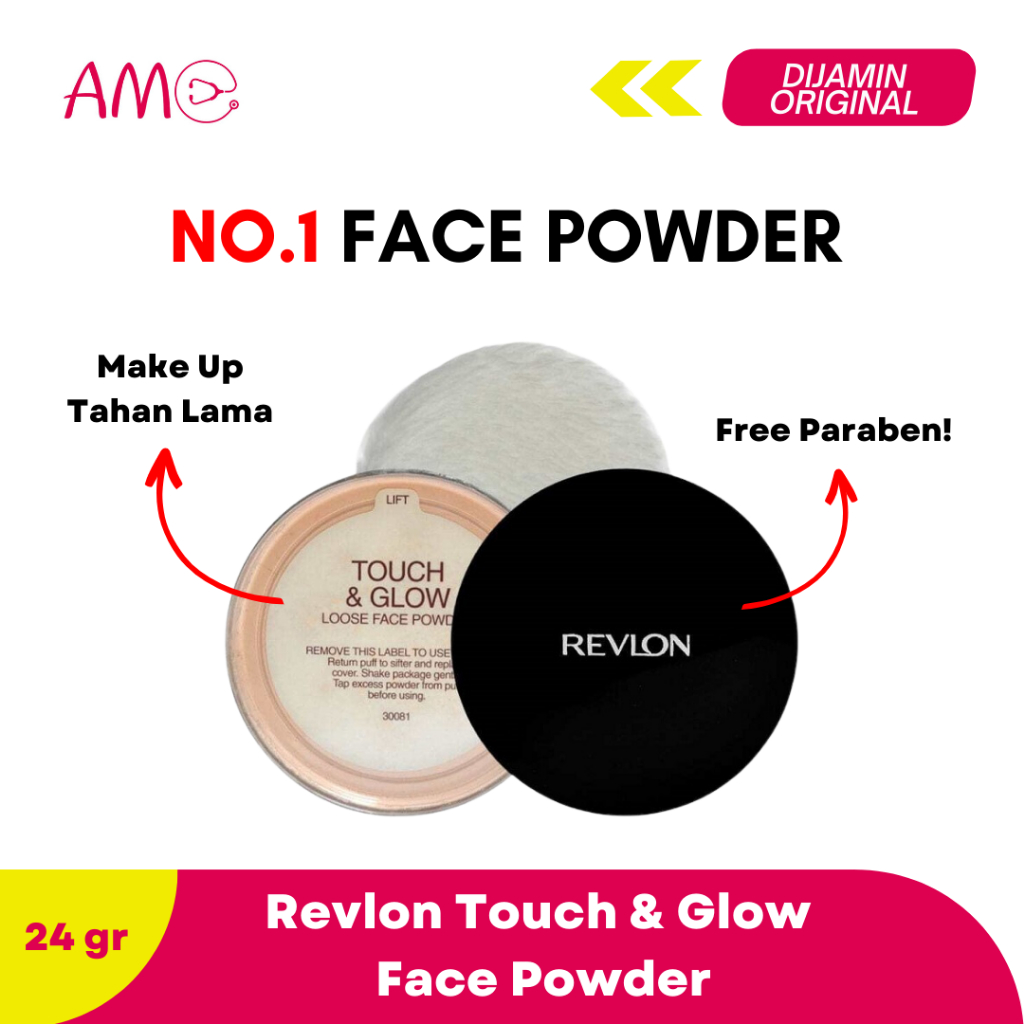 Jual Revlon Touch And Glow Face Powder 24 gram (Bedak Tabur Lembut dan ...