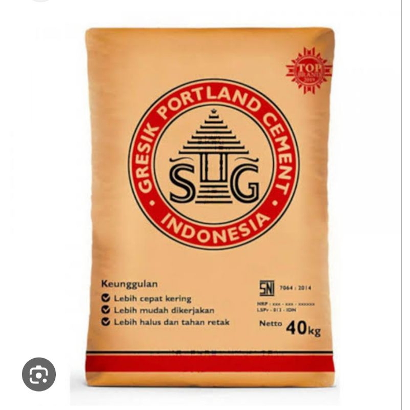 Jual semen gresik kemasan 1 satu sak isi 40 kg murah surabaya dan sidoarjo bisa dikirim | Shopee ...