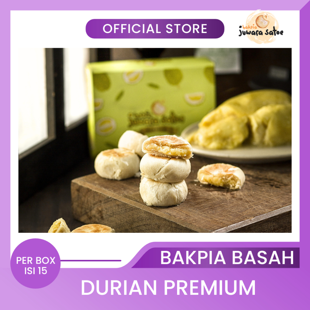Jual BAKPIA JUWARA SATOE [ Isi 15 ] Bakpia Basah Durian - Oleh Oleh ...