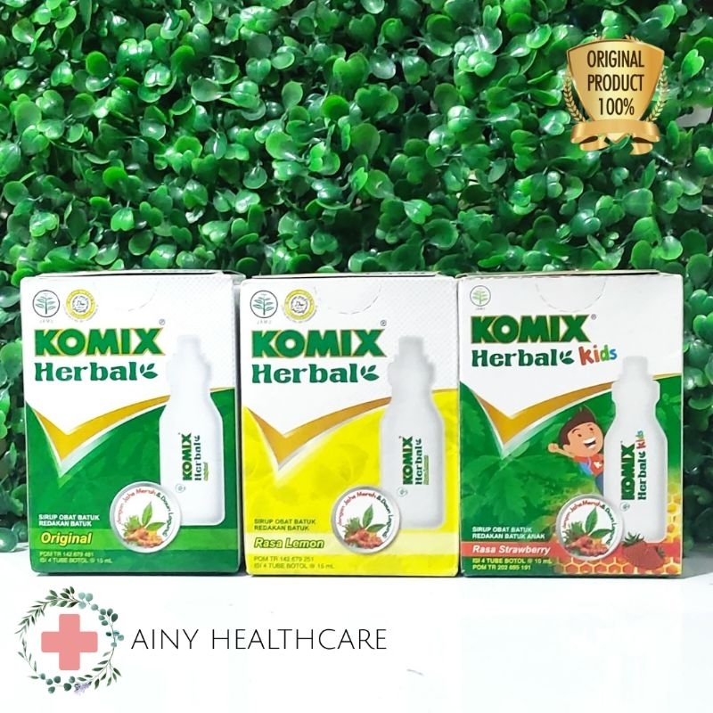 Jual KOMIX HERBAL/ OBAT BATUK HERBAL (1PACK) | Shopee Indonesia