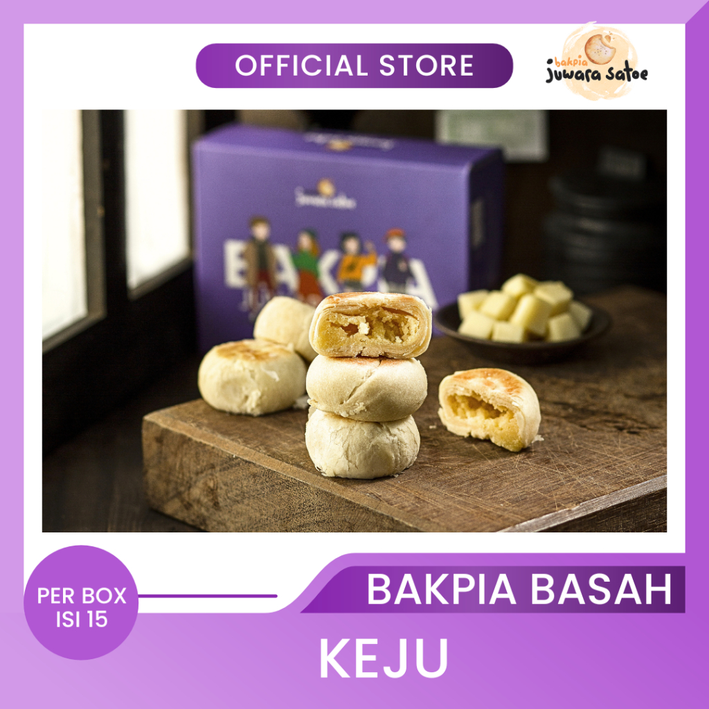 Jual BAKPIA JUWARA SATOE [ Isi 15 ] Bakpia Basah Keju - Oleh Oleh Khas ...
