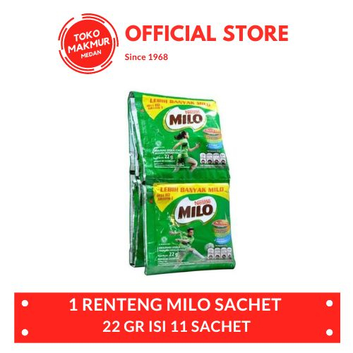 Jual 1 RENCENG MILO SACHET 22GR ISI 10 SACHET | Shopee Indonesia