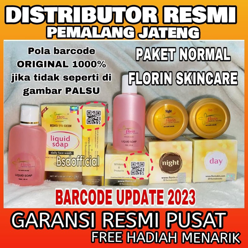 Jual {READY} paket normal florin skincare original produk 100% pusat ...