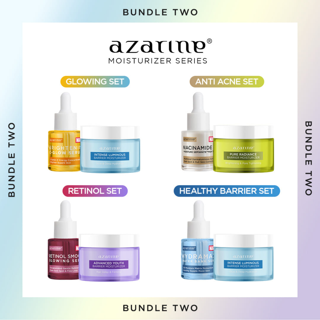 Jual Azarine 2 Pcs Paket Barrier Moisturizer Series with Serum Anti ...